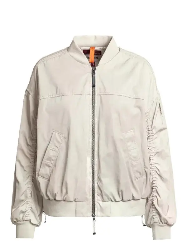 PARAJUMPERS Ruched Bomber Jacket - Neutrals