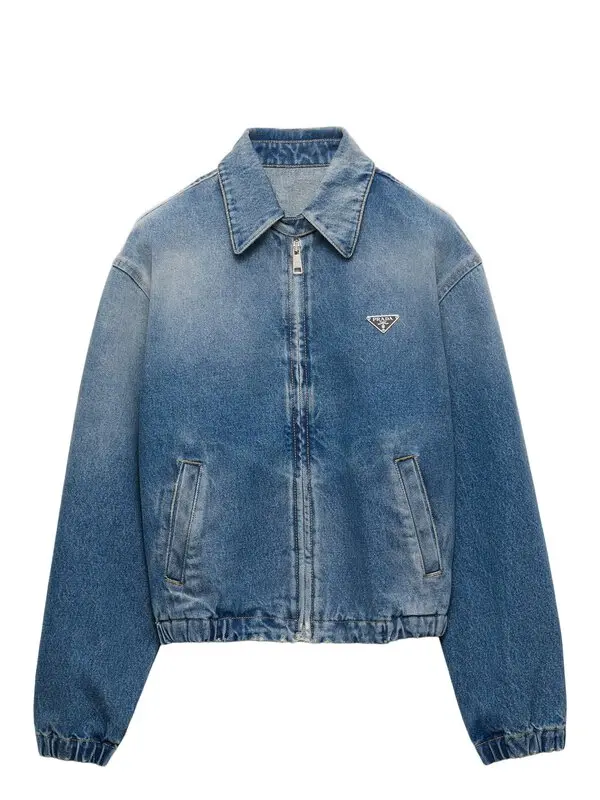 Prada Denim Jacket - Light Blue