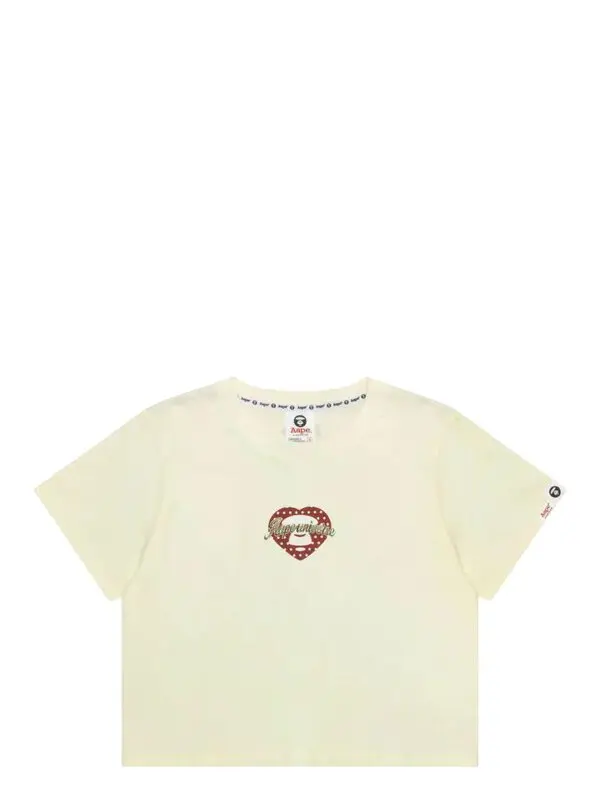 AAPE BY *A BATHING APE® Graphic Cotton T-shirt - Neutrals
