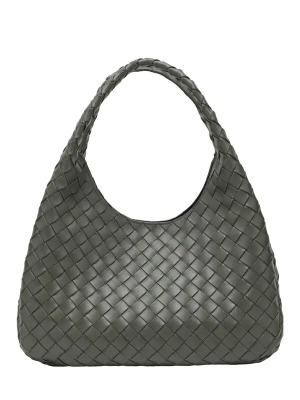 Bottega Veneta Medium Campana Shoulder Bag - Green