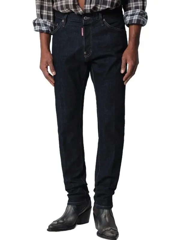 Dsquared2 Slim Dark Denim Jeans - Blue