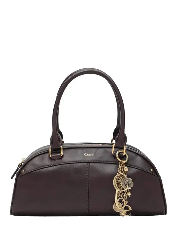 Chloé Bowling Bag - Burgundy