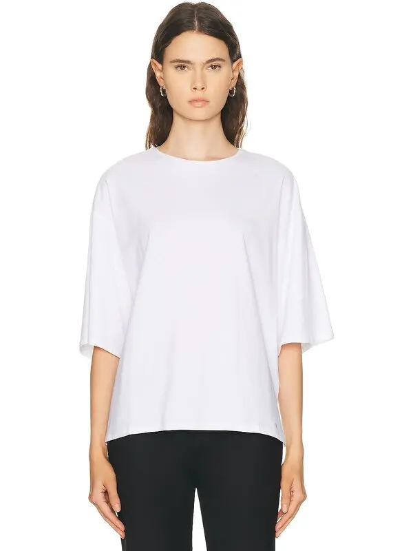 Loulou De Saison Osis Boxy Tee - White