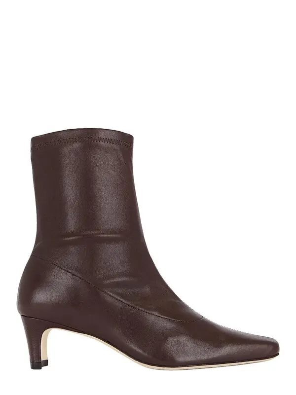 Staud Wally Sock Ankle Boots - Espresso