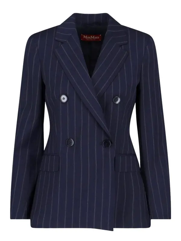 Max Mara Sella Double-breasted Blazer - Blue