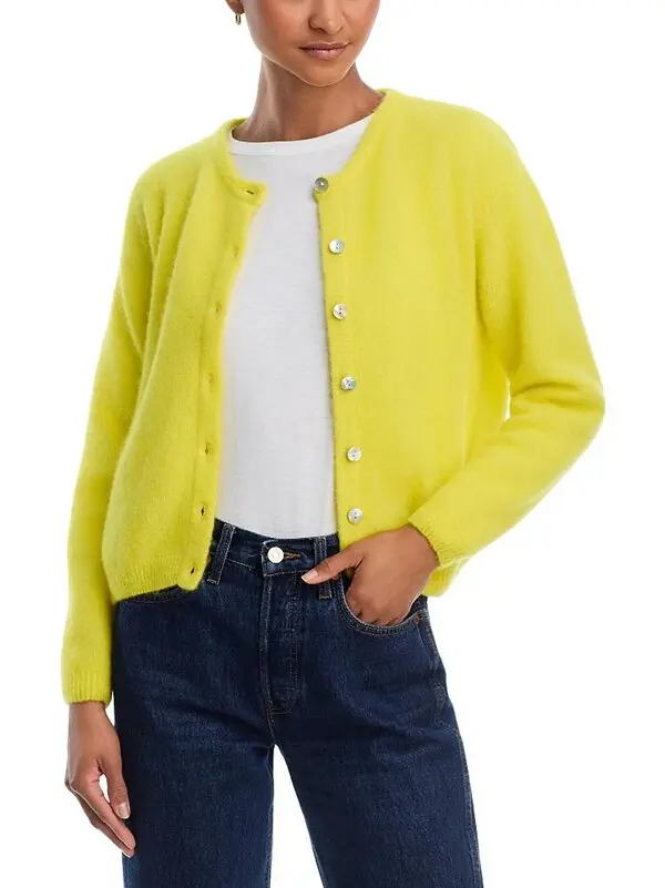 American Vintage Vito Long Sleeve Cardigan - Ananas Chine
