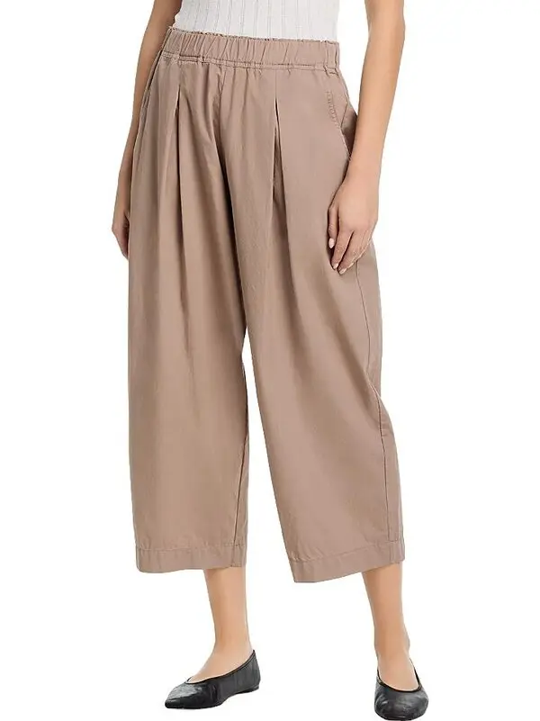 Velvet By Graham & Spencer Easton Elasticized Waist Pants - Sahara