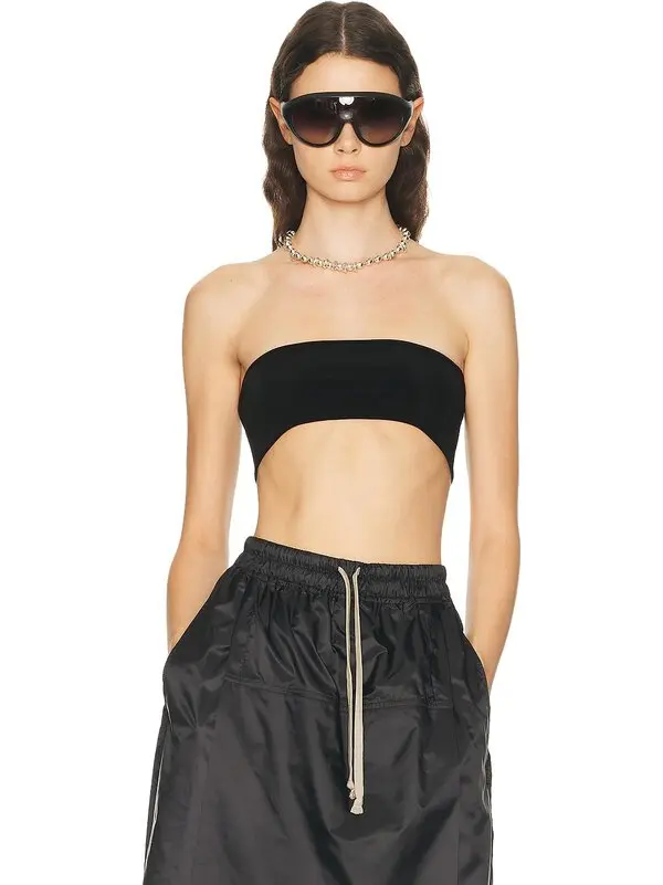 Rick Owens Bandeau Top - Black