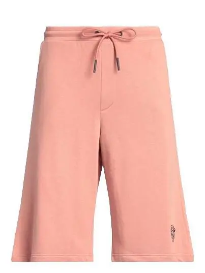 Iceberg Embroidered Logo French Terry Athletic Shorts - Salmon Pink