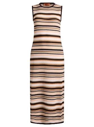 Missoni Knitted Midi Dress - Brown