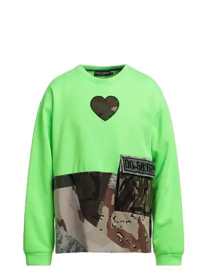 Dolce & Gabbana Sweatshirt In Polyester, Cotton, And Polyamide - Green