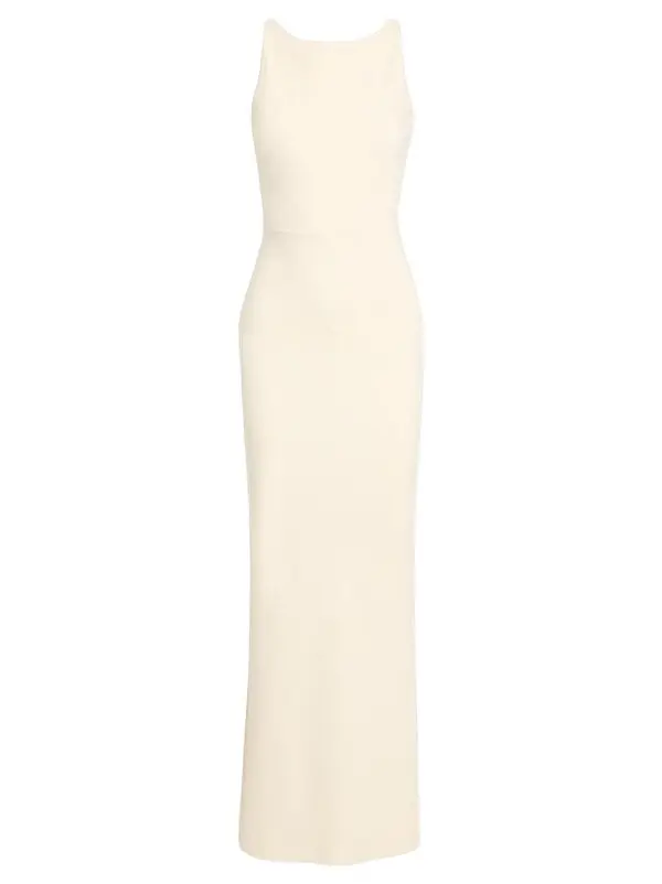 Chiara Boni La Petite Robe Iwoo Stretch-jersey Maxi Dress - Cream