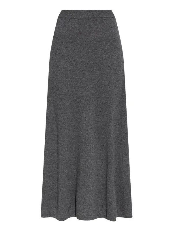 LISA YANG Dolly Cashmere Skirt - Grey