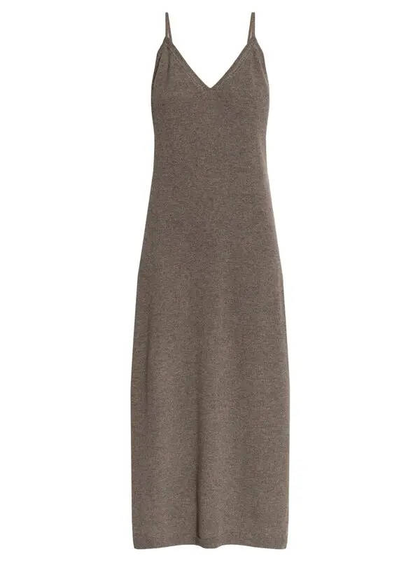 LISA YANG Marlie Cashmere Dress - Brown