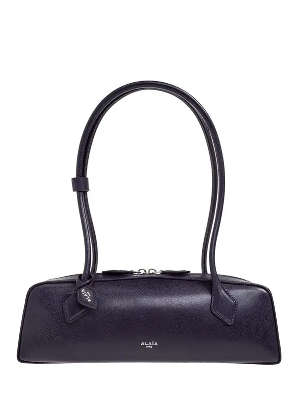 Alaïa Le Teckel Medium Leather Shoulder Bag - Purple