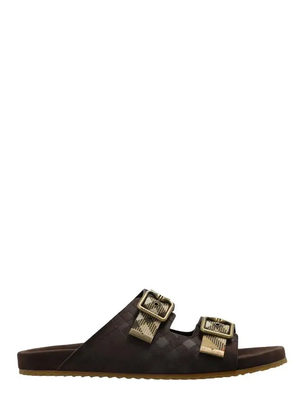 Burberry Logo Detailed Slides - Brown