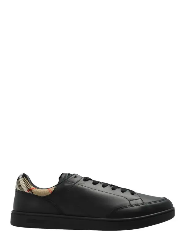 Burberry Leather Low-top Sneakers - Black