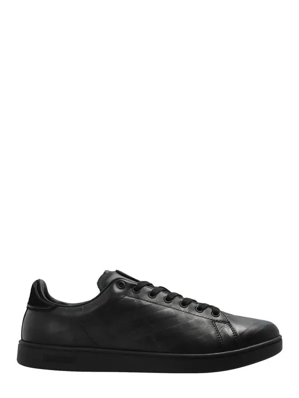 Burberry Leather Sneakers - Black
