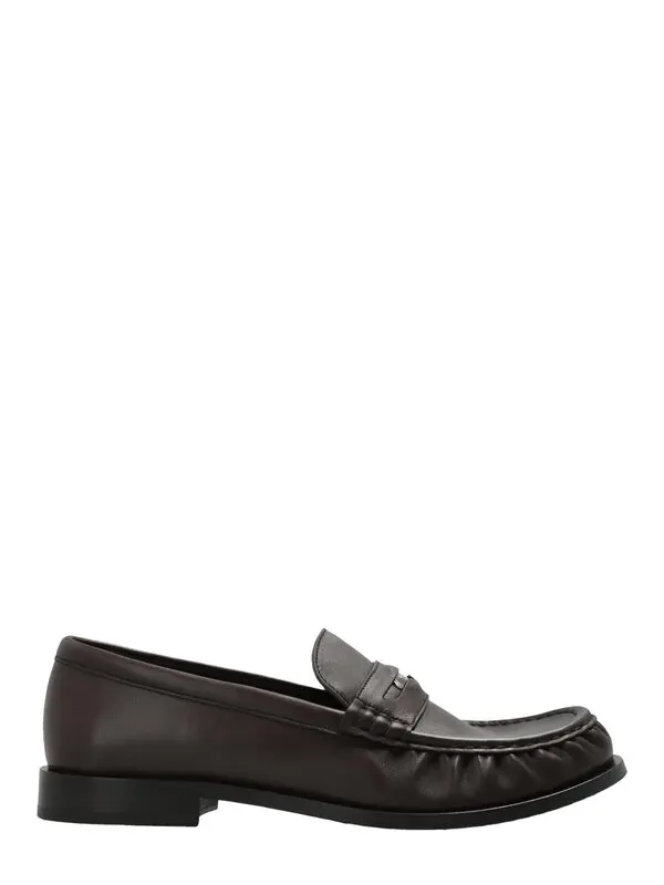 Burberry Leather Loafers - Brown