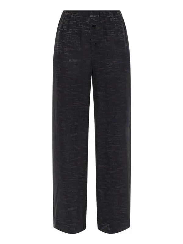 MAISON MARGIELA Loose Fit Trousers - Black