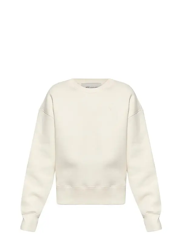 Ami Logo Sweatshirt - Cream