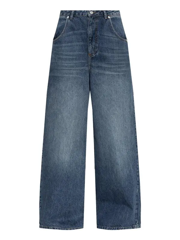 Officine Générale Mora' Wide Leg Jeans - Blue