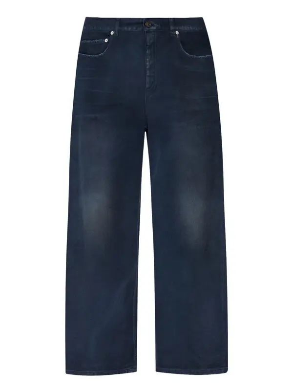 Balenciaga Straight-leg Jeans - Navy Blue