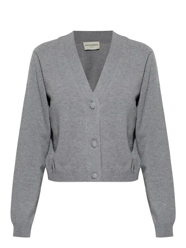 Officine Générale Serena' Cardigan - Grey