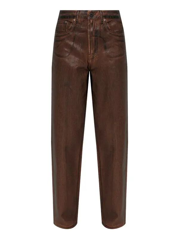 GESTUZ Gzcellie High-rise Jeans - Brown