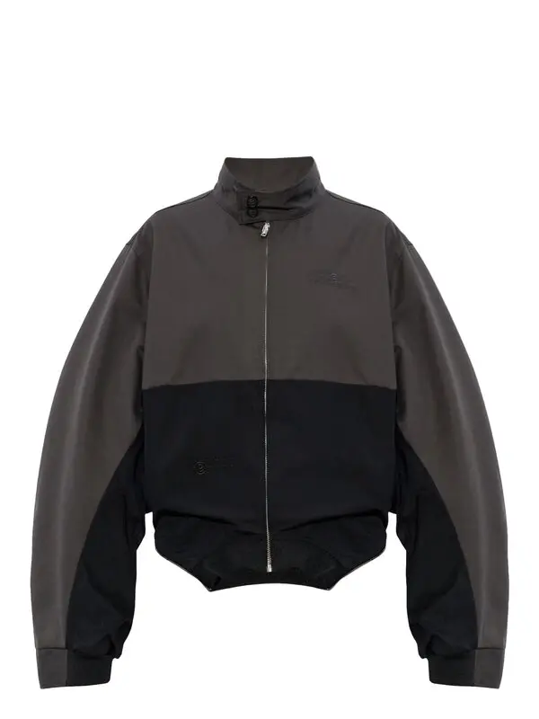 MAISON MARGIELA Jacket With Embroidered Logo - Black