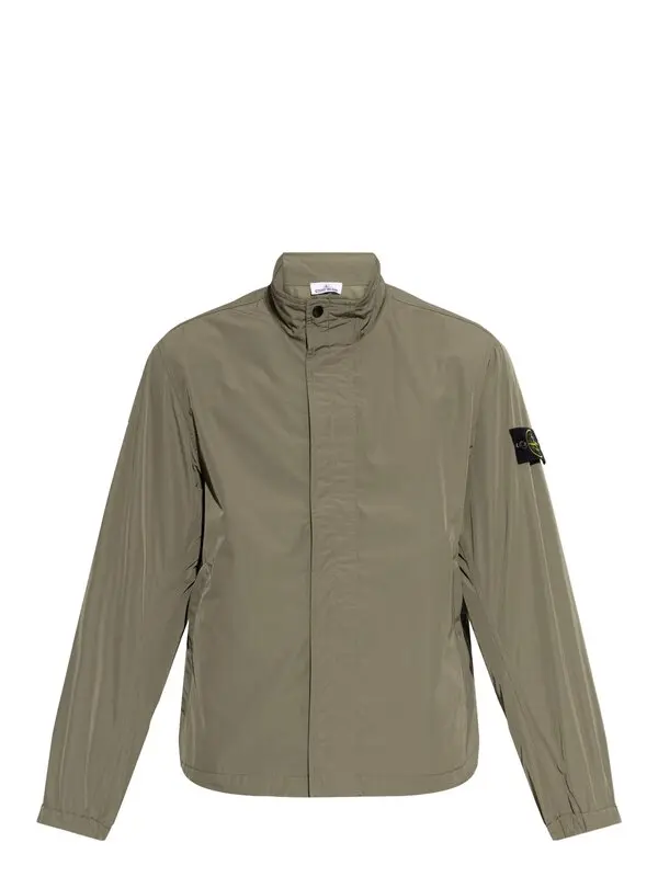 Stone Island Stand-up Collar Jacket - Green