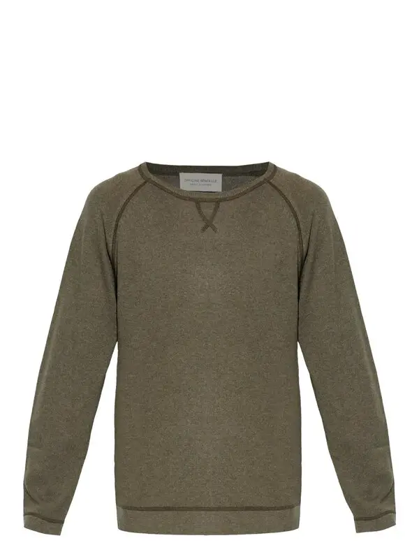 Officine Générale Nate Cashmere Sweater - Green