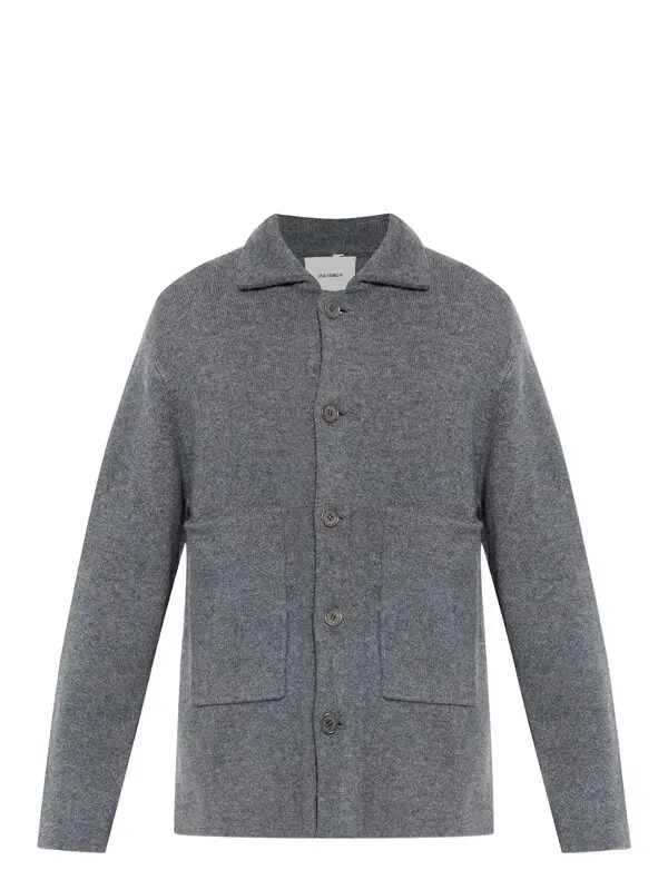 LISA YANG Louis Cashmere Cardigan - Grey