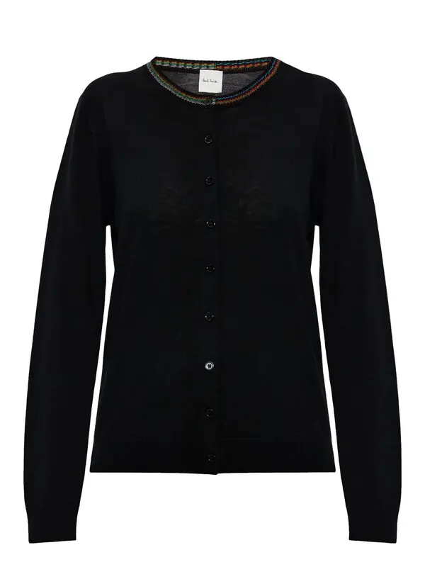 Paul Smith Wool Cardigan - Black