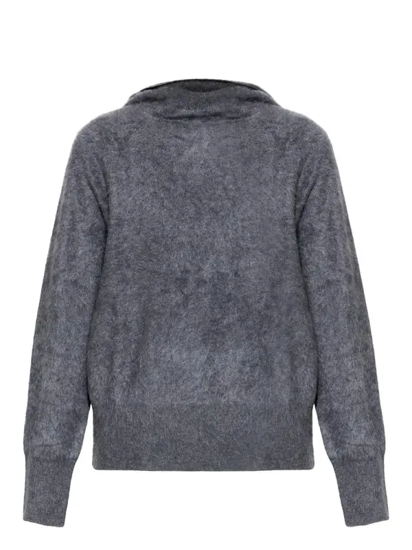 LISA YANG Cashmere Rosaline Sweater - Grey