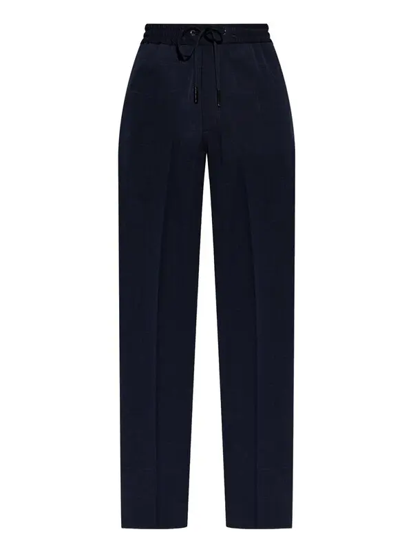 Iceberg Plaid Patterned Trousers - Navy Blue