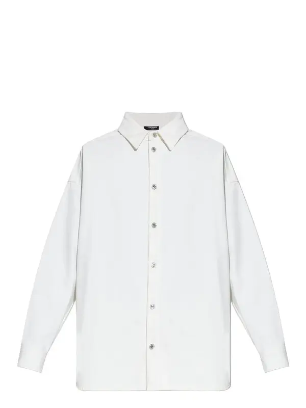 Balmain Denim Shirt - White
