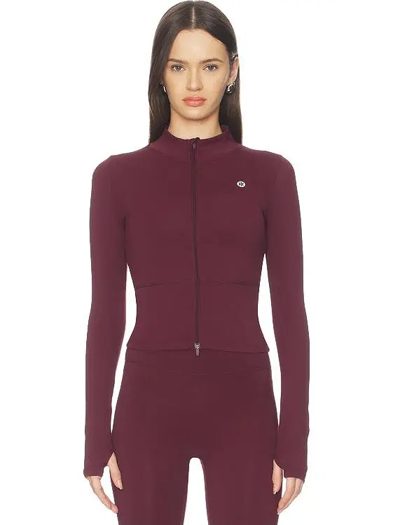 ASTORIA Full Zip Jacket - Burgundy
