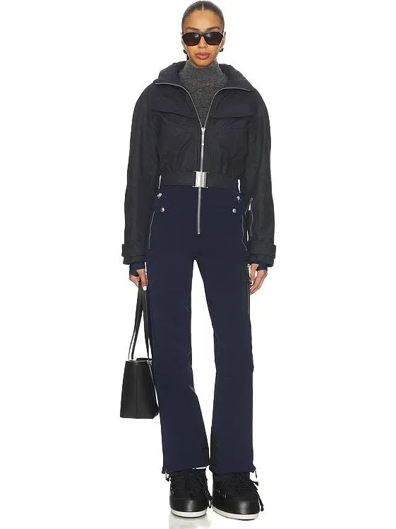 Cordova Eiger Ski Suit In In Blue - Denim Melange & Indigo