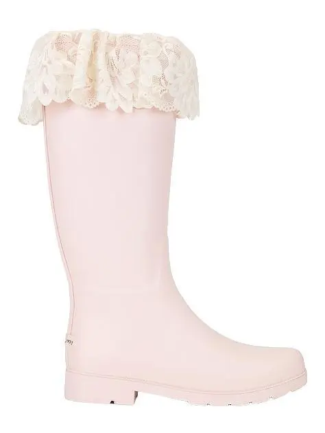 For Love & Lemons Brigitta Rainboot - Pink