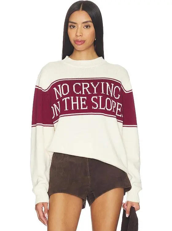 YELLOW THE LABEL No Crying On The Slopes Pullover - Multi