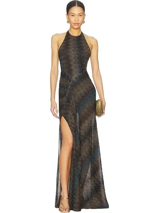 Missoni Long Dress - Dark Blue Tones