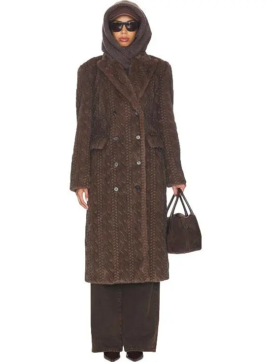 Giuseppe Di Morabito Double Breasted Coat - Brown