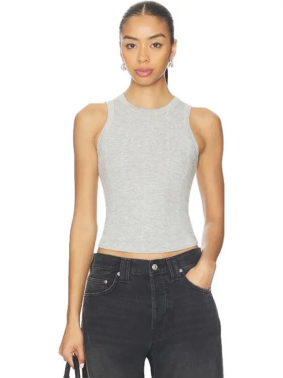 Free People So Soft Seamless Modal Tank - Heather Grey