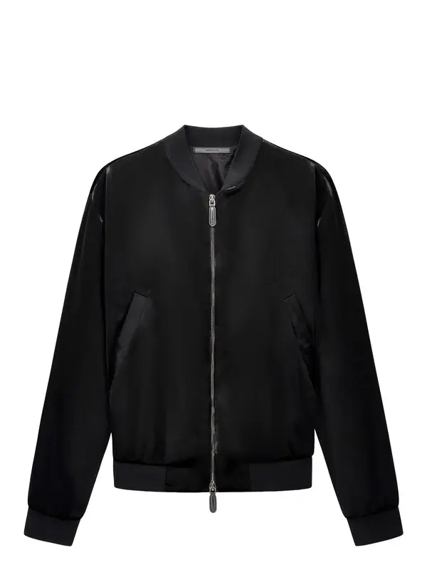 Giorgio Armani Velvet Blouson - Black