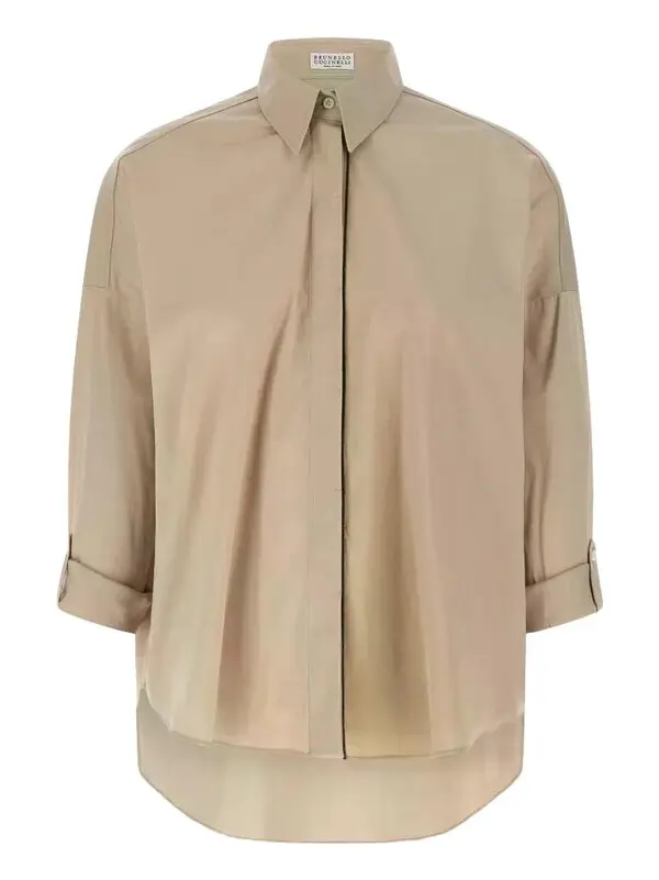 Brunello Cucinelli Cotton Button Shirt - Neutrals