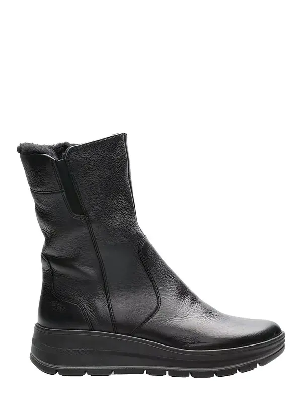 ARA Calais Keil Ankle Boots - Black