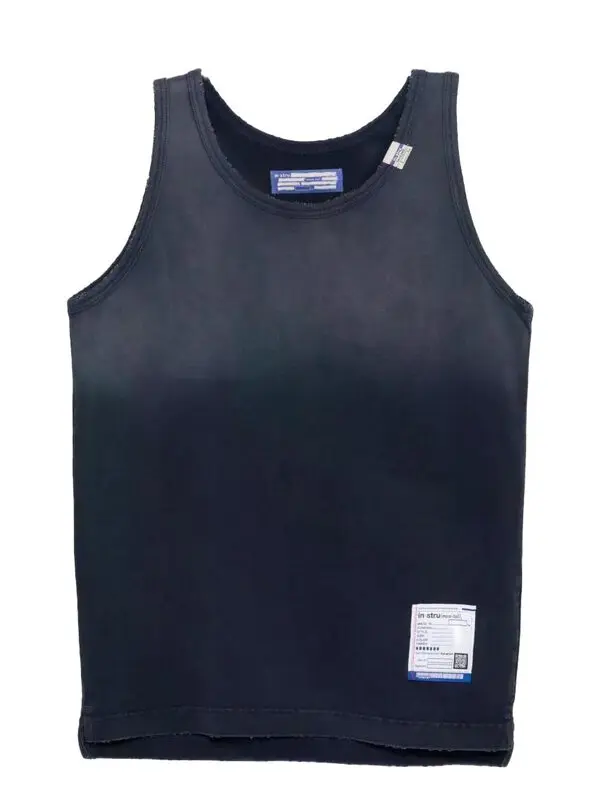 Mihara Yasuhiro Sun Faded Tank Top - Blue