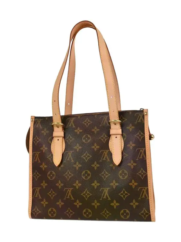LOUIS VUITTON 2006 Popincourt Monogram Tote Bag - Brown