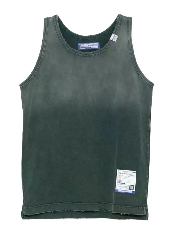 Mihara Yasuhiro Sun Faded Tank Top - Green